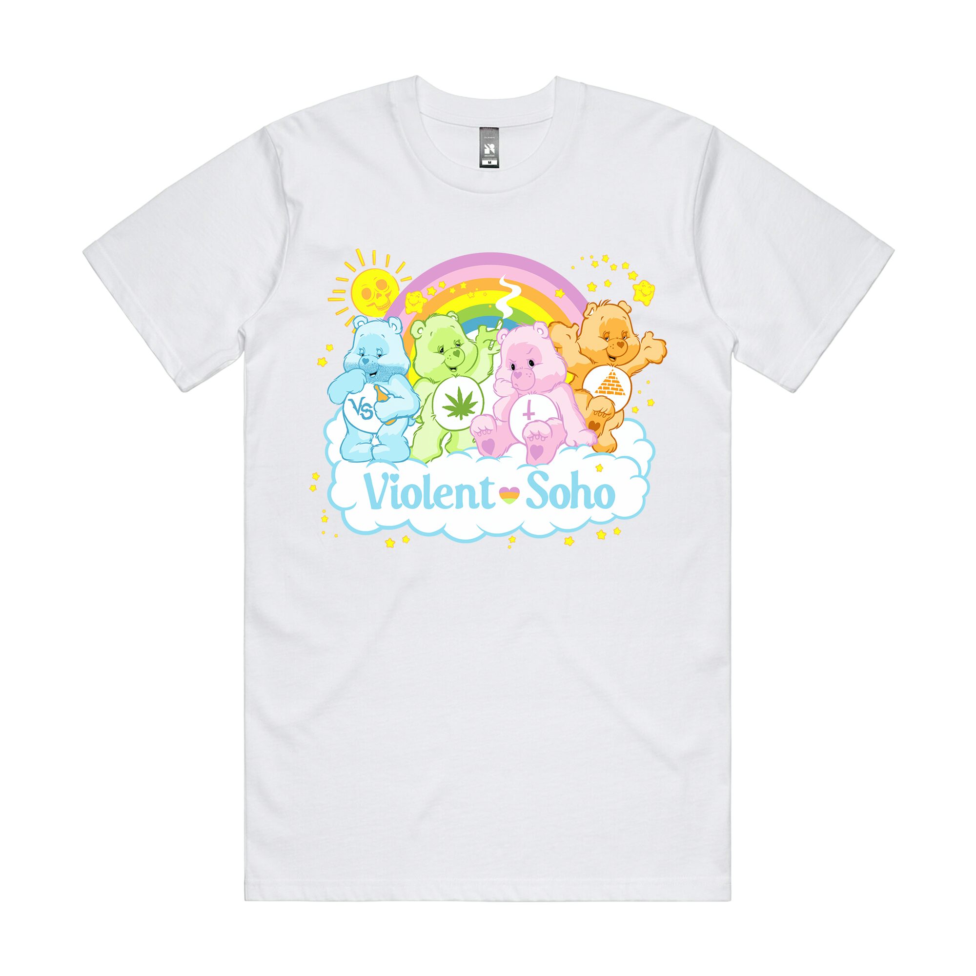Violent Soho We Don't Care Bears Tee (White)