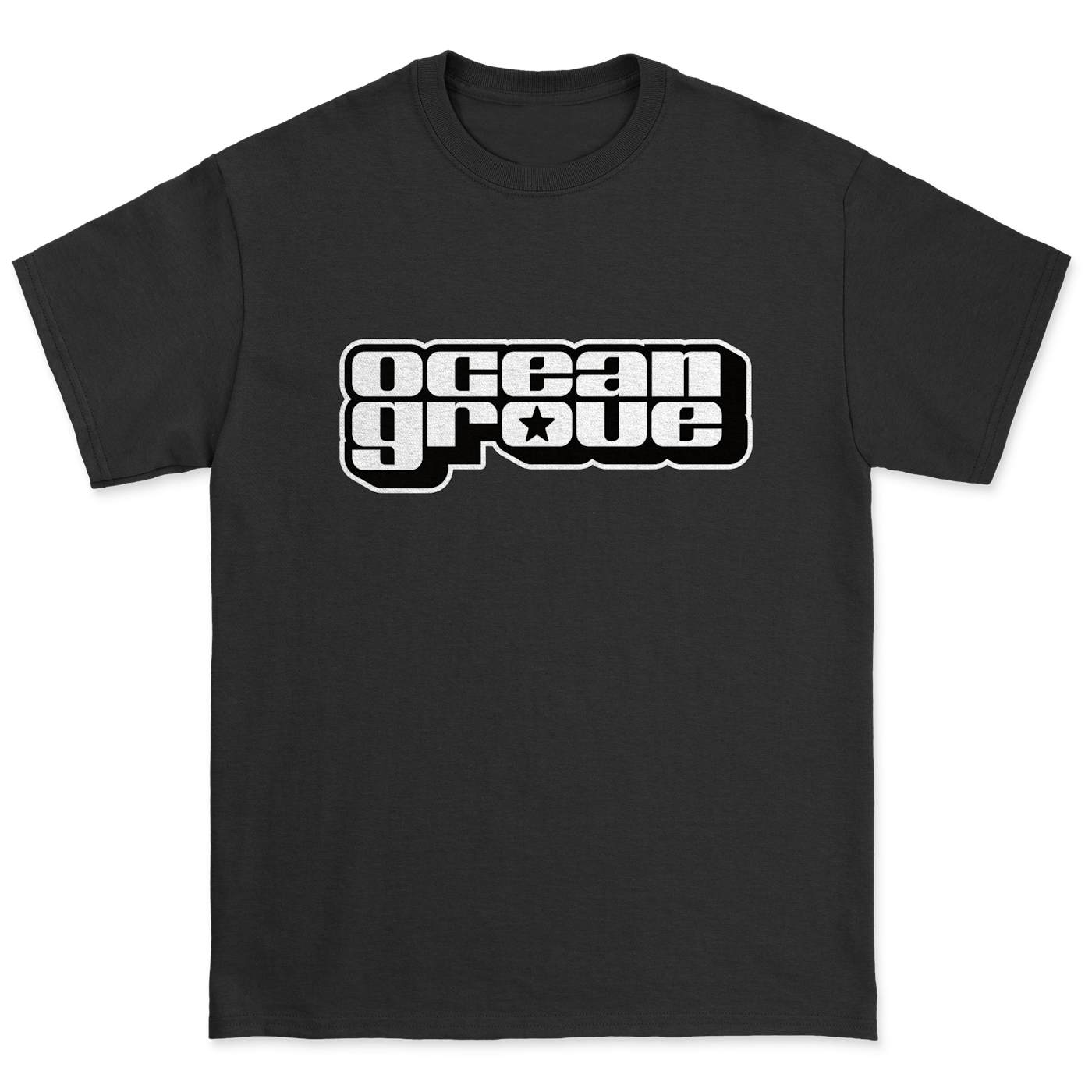 Ocean Grove OG Stacked Bubble Logo (Black)