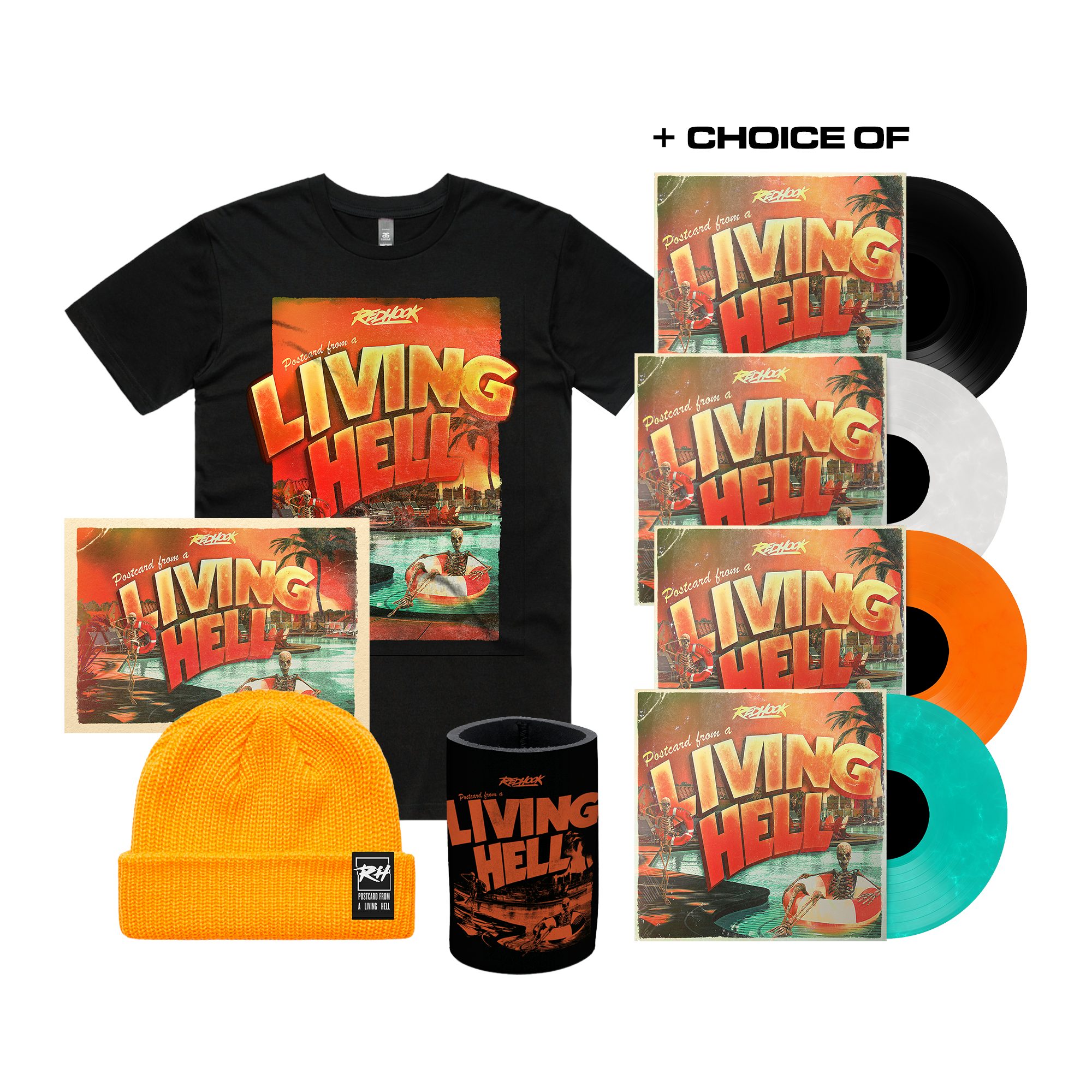 RedHook Postcard From A Living Hell Tee Bundle