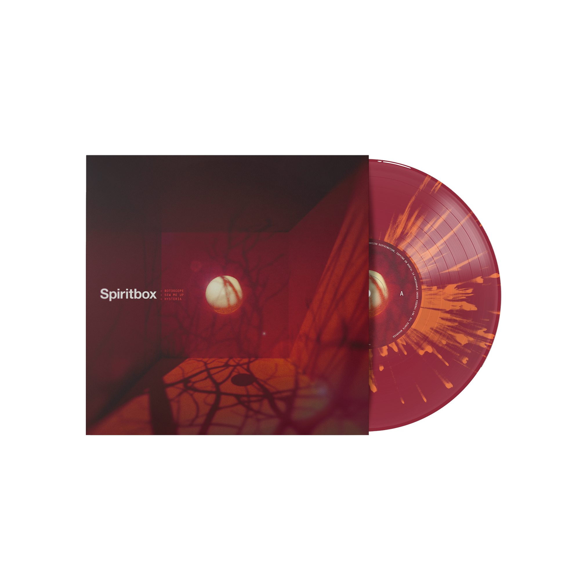 Spiritbox Rotoscope 10" Vinyl (Red w/ Tangerine Splatter)