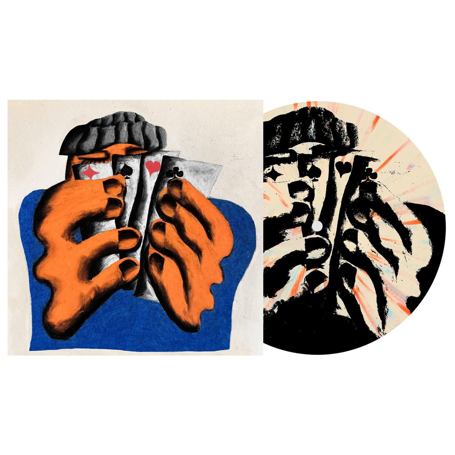 The Story So Far Big Blind 7" Vinyl (Bone w/ heavy Blue and Orange ...