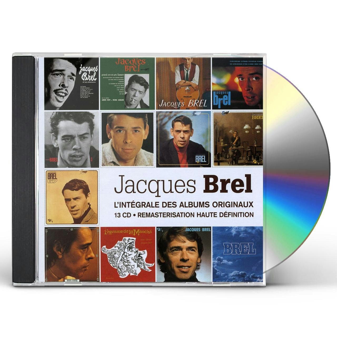 Jacques Brel L'INTEGRALE DES ALBUMS STUDIO CD