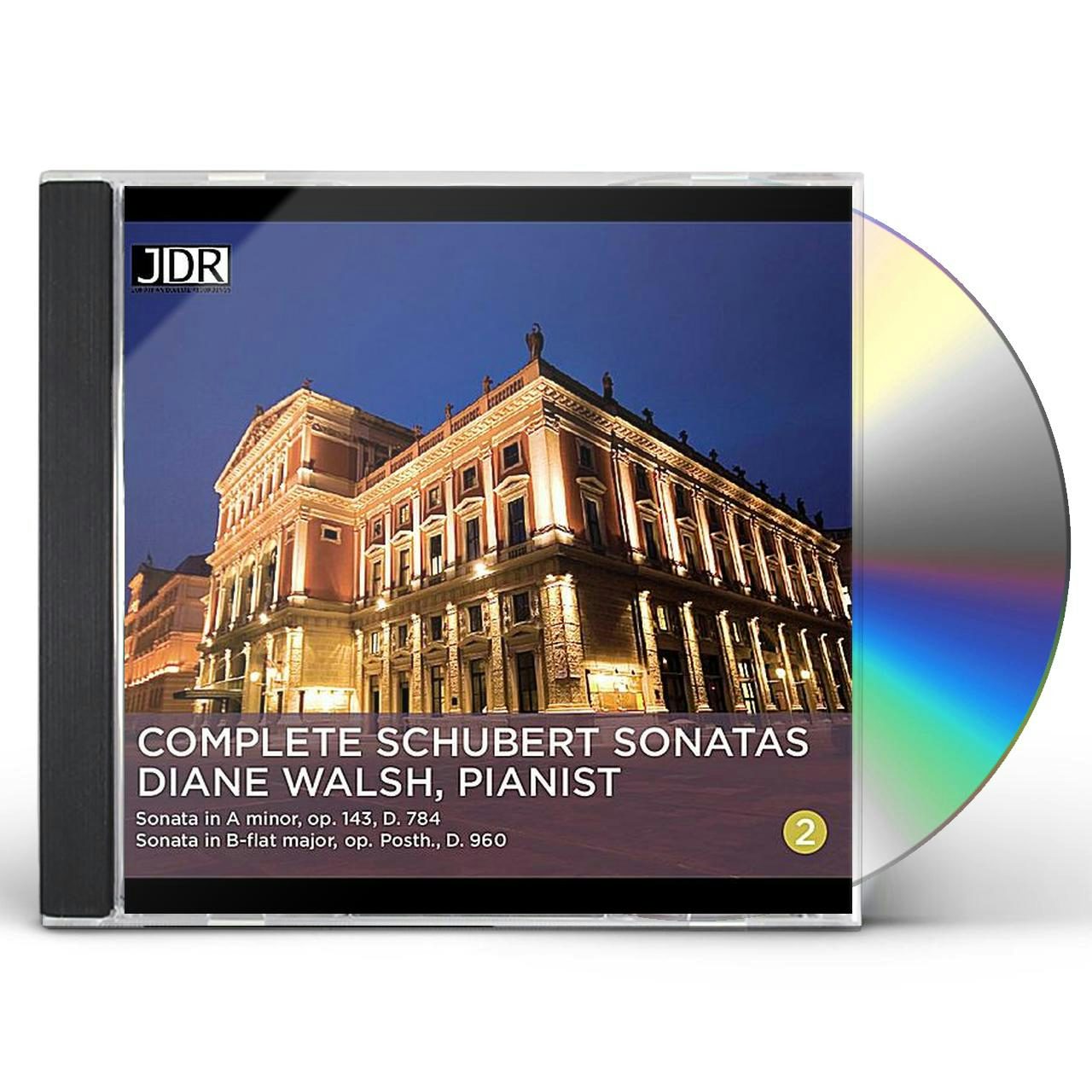 Diane Walsh COMPLETE SCHUBERT SONATAS VOL. 2 CD