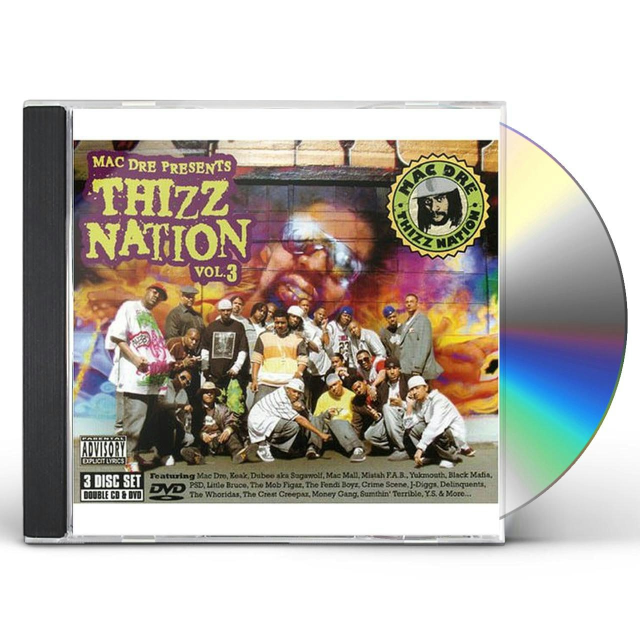 Mac Dre PRESENTS THIZZ NATION 3 CD