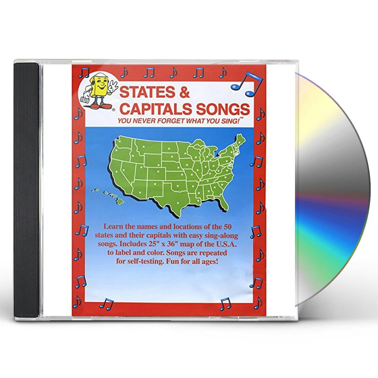 Kathy Troxel STATES & CAPITALS SONGS CD