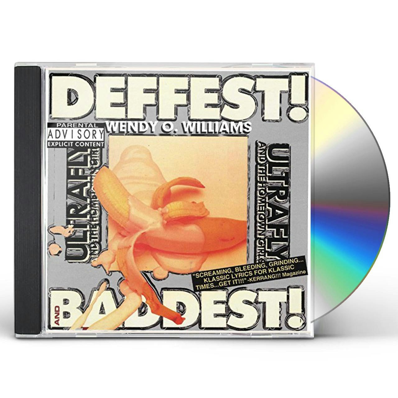 Wendy O. Williams DEFFEST AND BADDEST CD