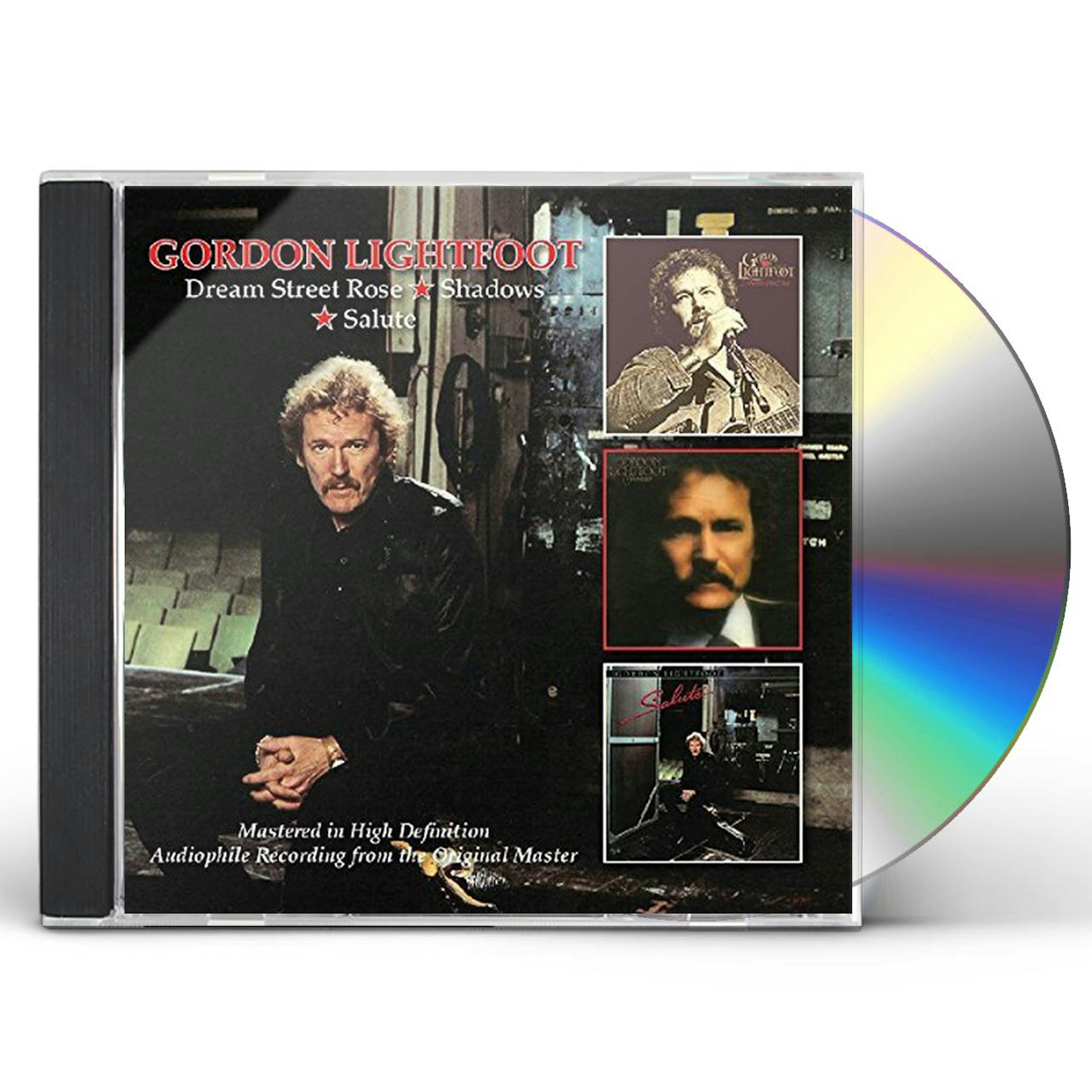 Gordon Lightfoot DREAM STREET ROSE/SHADOWS/SALUTE CD