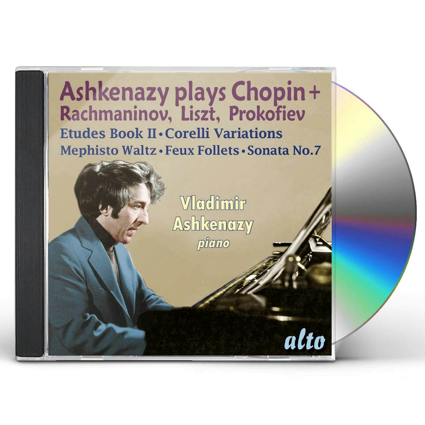 Vladimir Ashkenazy ASHKENAZY PLAYS CHOPIN RACHMANINOV LISZT & CD