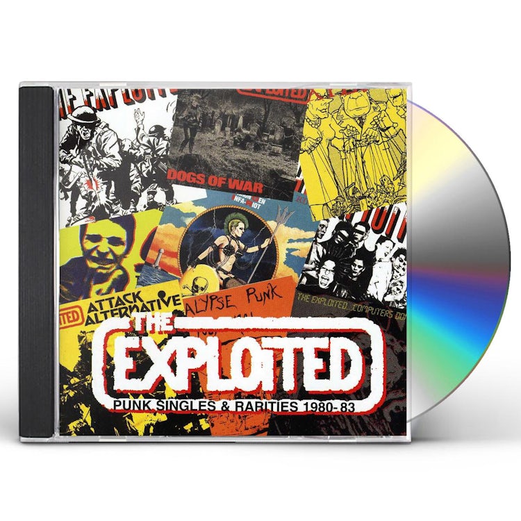 The Exploited PUNK SINGLES & RARITIES CD