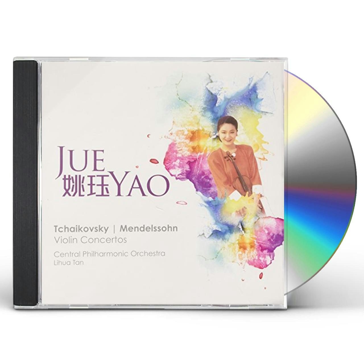 Jue Yao TCHAIKOVSKY/MENDELSSOHN: VIOLIN CONCERTOS CD