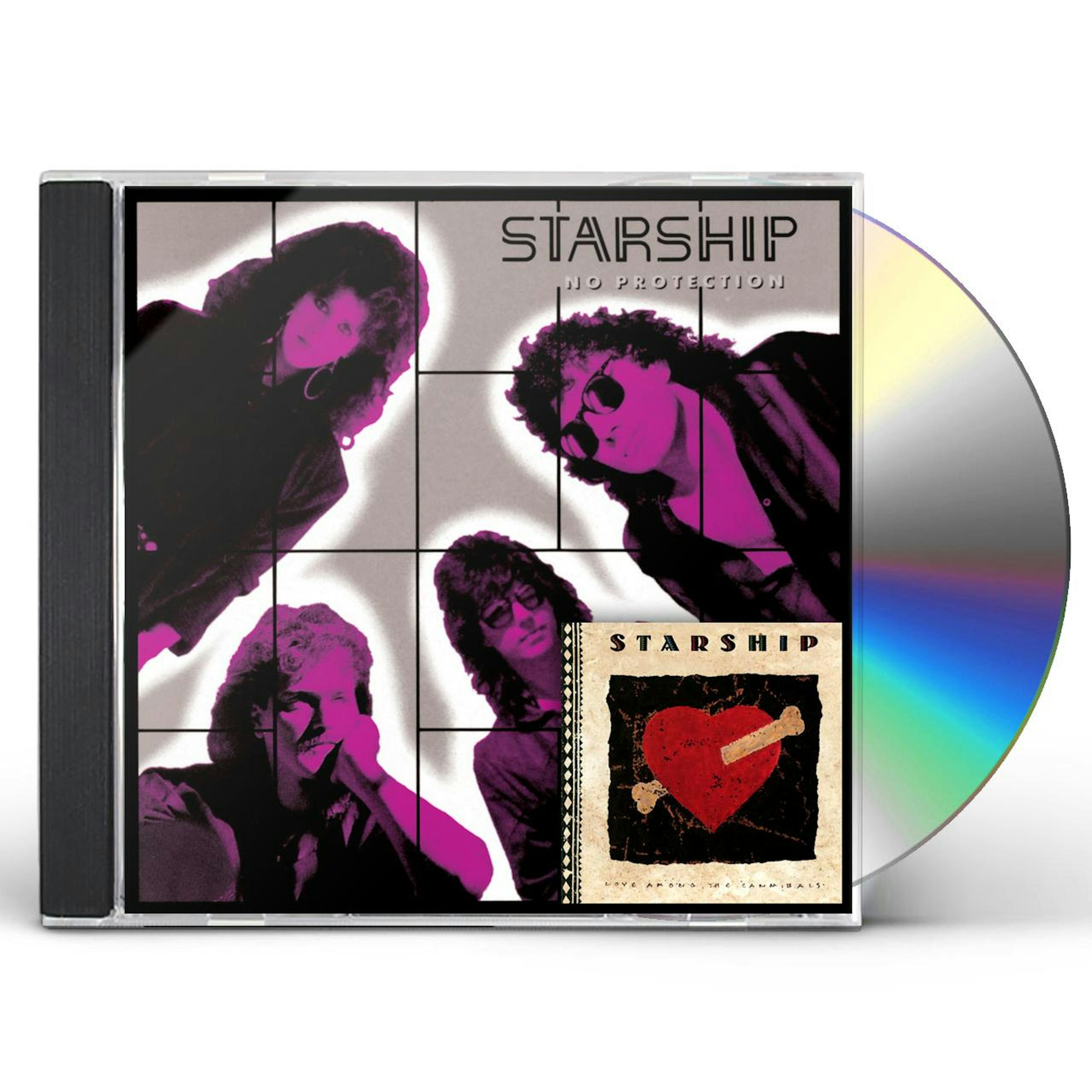 Starship NO PROTECTION / LOVE AMONG THE CANNIBALS CD