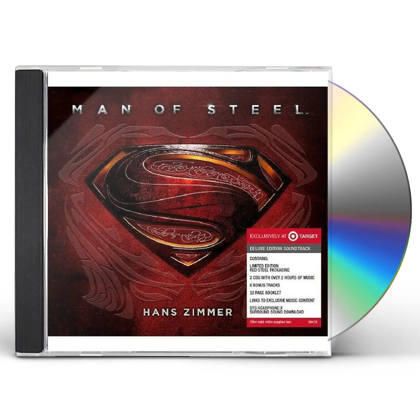 Hans Zimmer MAN OF STEEL (SCORE) / Original Soundtrack (TARGET ...