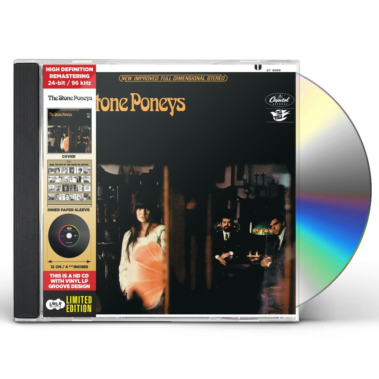 Linda Ronstadt THE STONE PONEYS - CARDBOARD JACKET 2018 CD