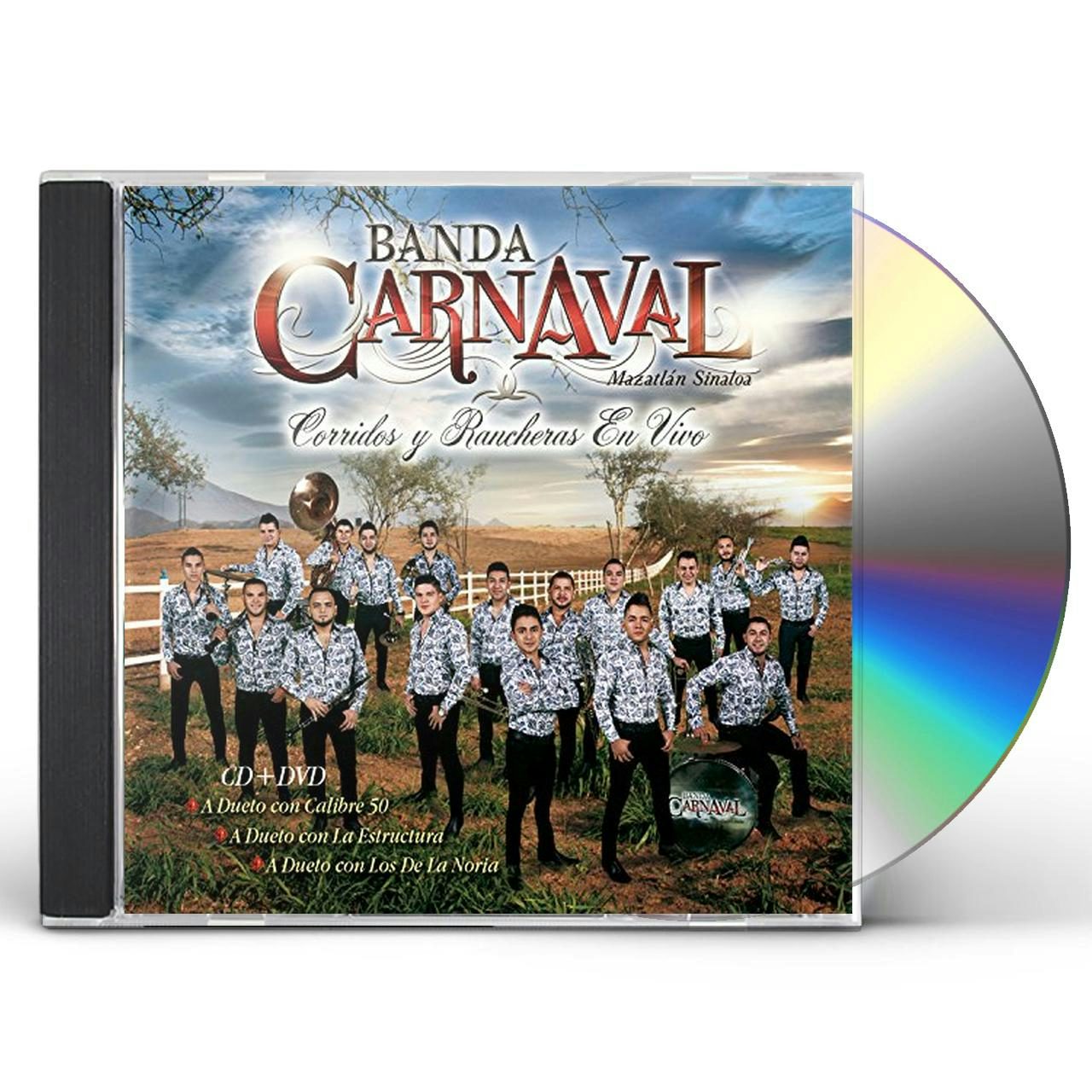 Banda Carnaval CORRIDOS Y RANCHERAS EN VIVO (CD/DVD) CD