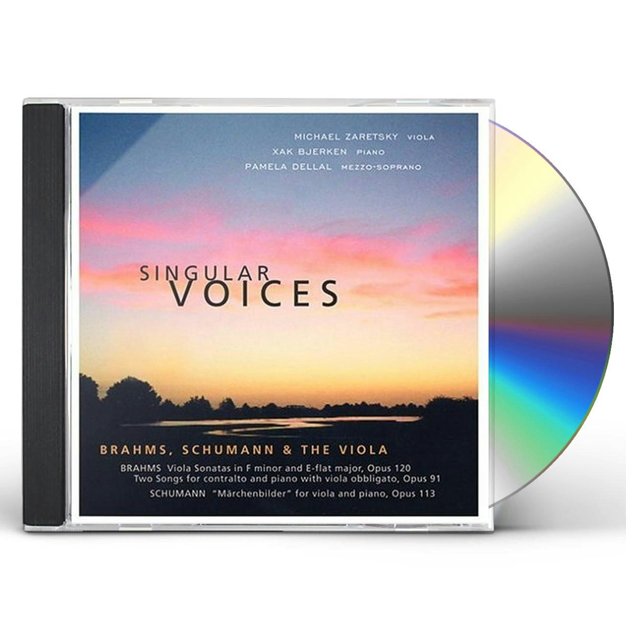 Michael Zaretsky SINGULAR VOICES BRAHMS SCHUMANN & THE VIOLA CD