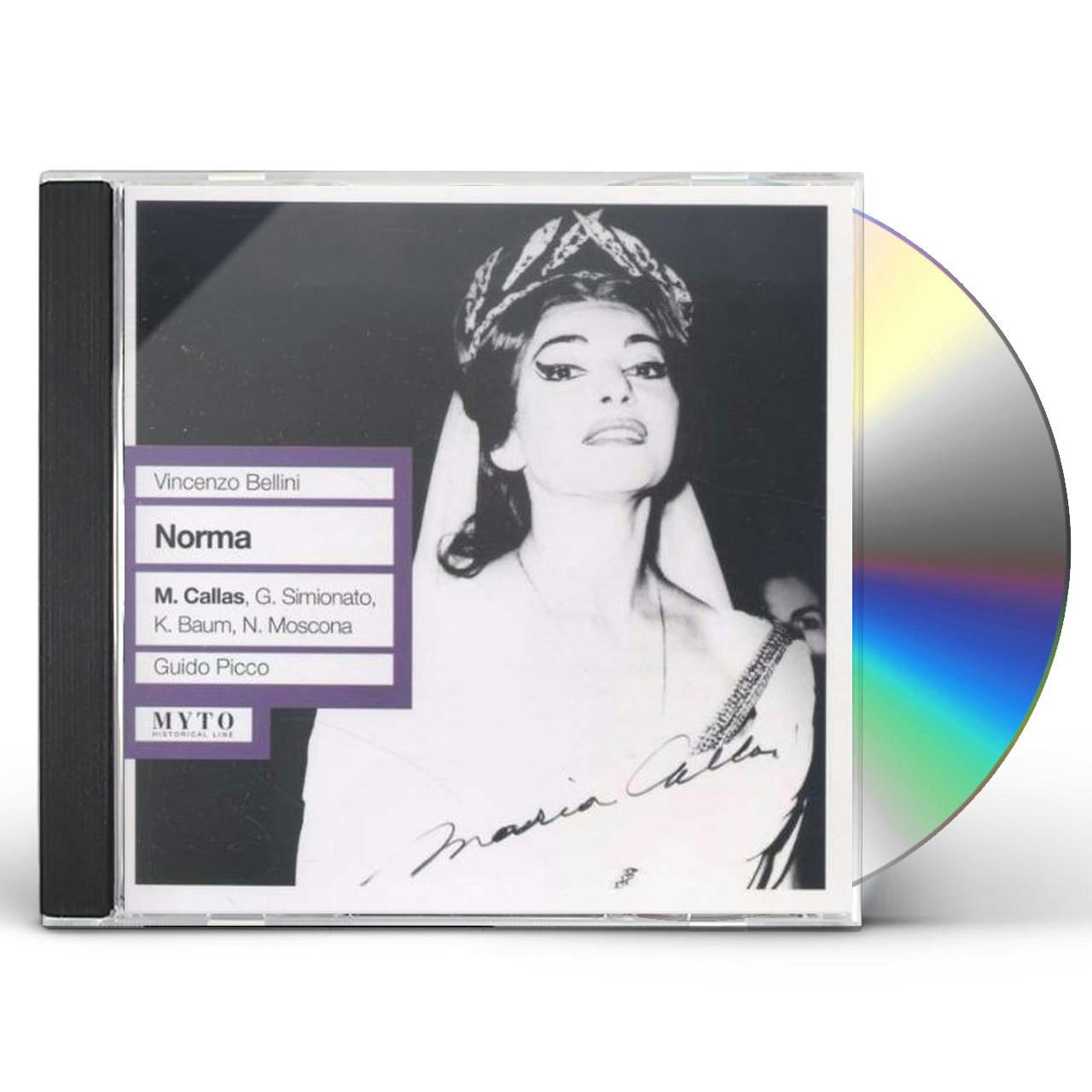 Bellini NORMA: CALLAS-SIMIONATO-BAUM-M CD