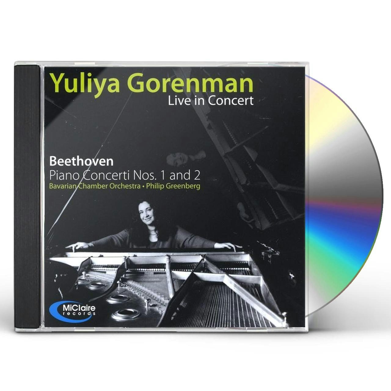 Yuliya Gorenman BEETHOVEN PIANO CONCERTI NOS. 1 & 2 CD