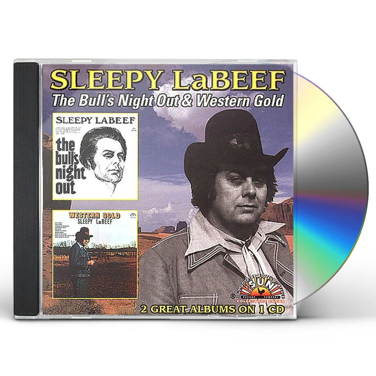 Sleepy LaBeef BULL'S NIGHT OUT / WESTERN GOLD CD