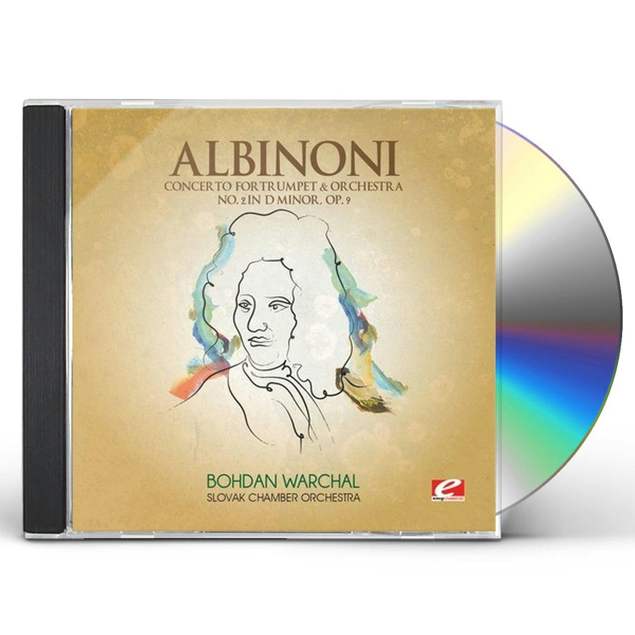 Tomaso Albinoni CONCERTO FOR TRUMPET & ORCHESTRA CD