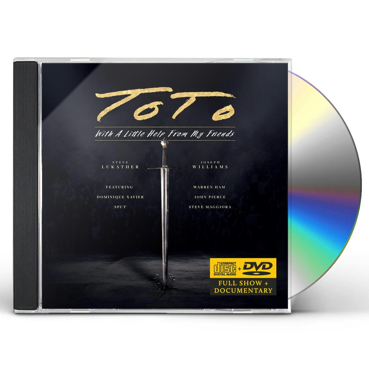 TOTO WITH A LITTLE HELP FROM MY FRIENDS (CD/DVD) CD