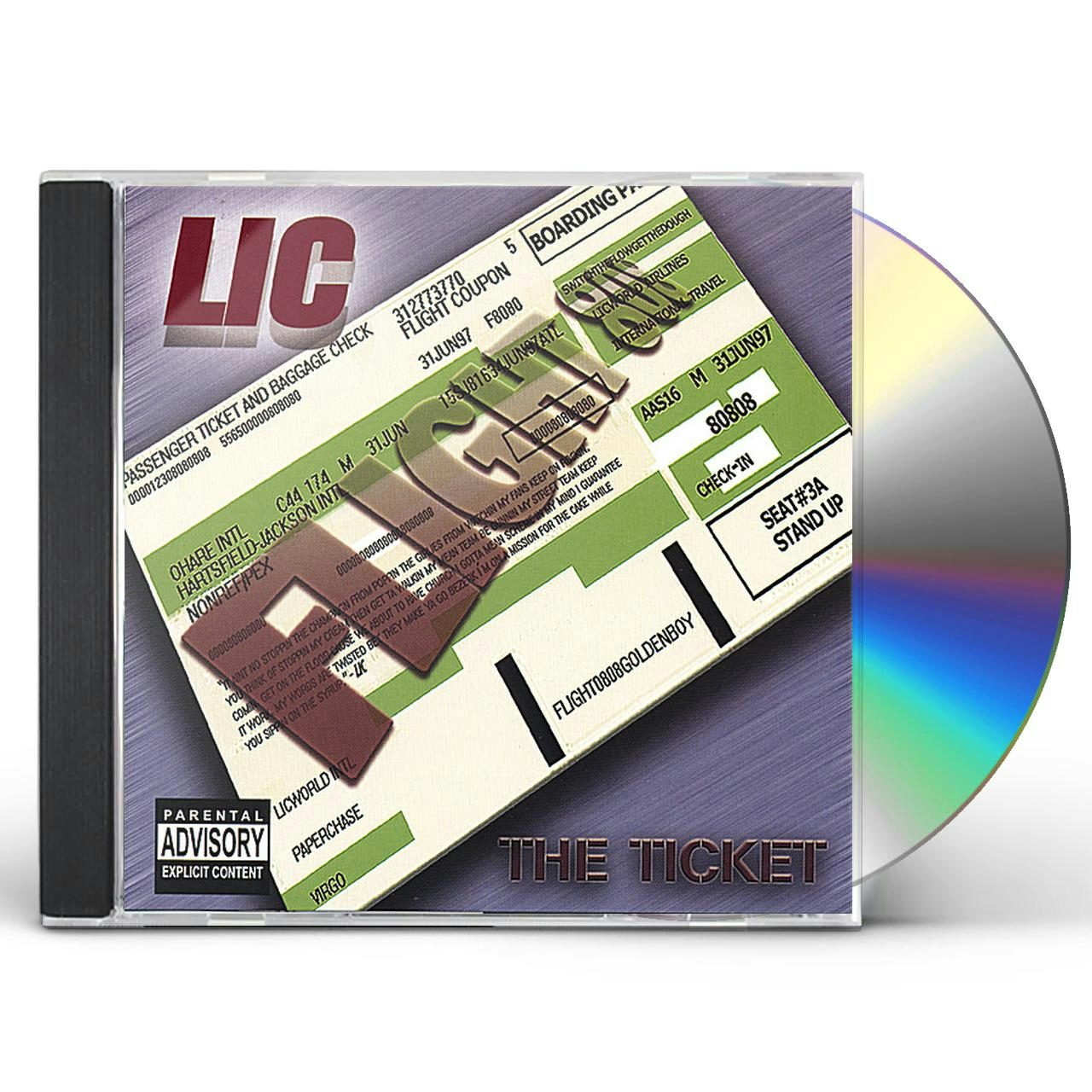 LIC FLIGHT 808-THE TICKET CD