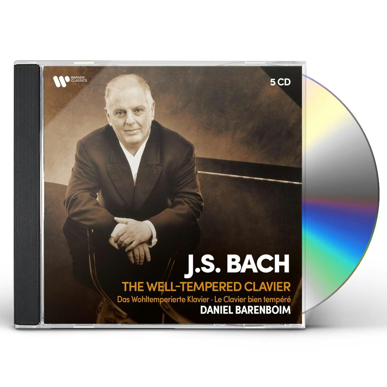 Daniel Barenboim BACH: THE WELL-TEMPERED CLAVIER CD