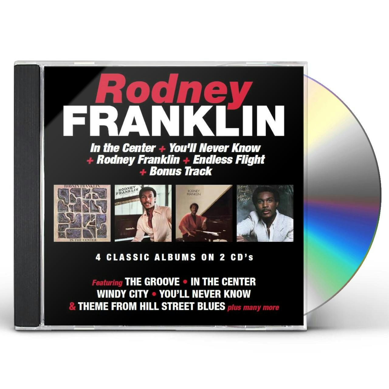 Rodney Franklin IN THE CENTER / YOU'LL NEVER KNOW / RODNEY CD