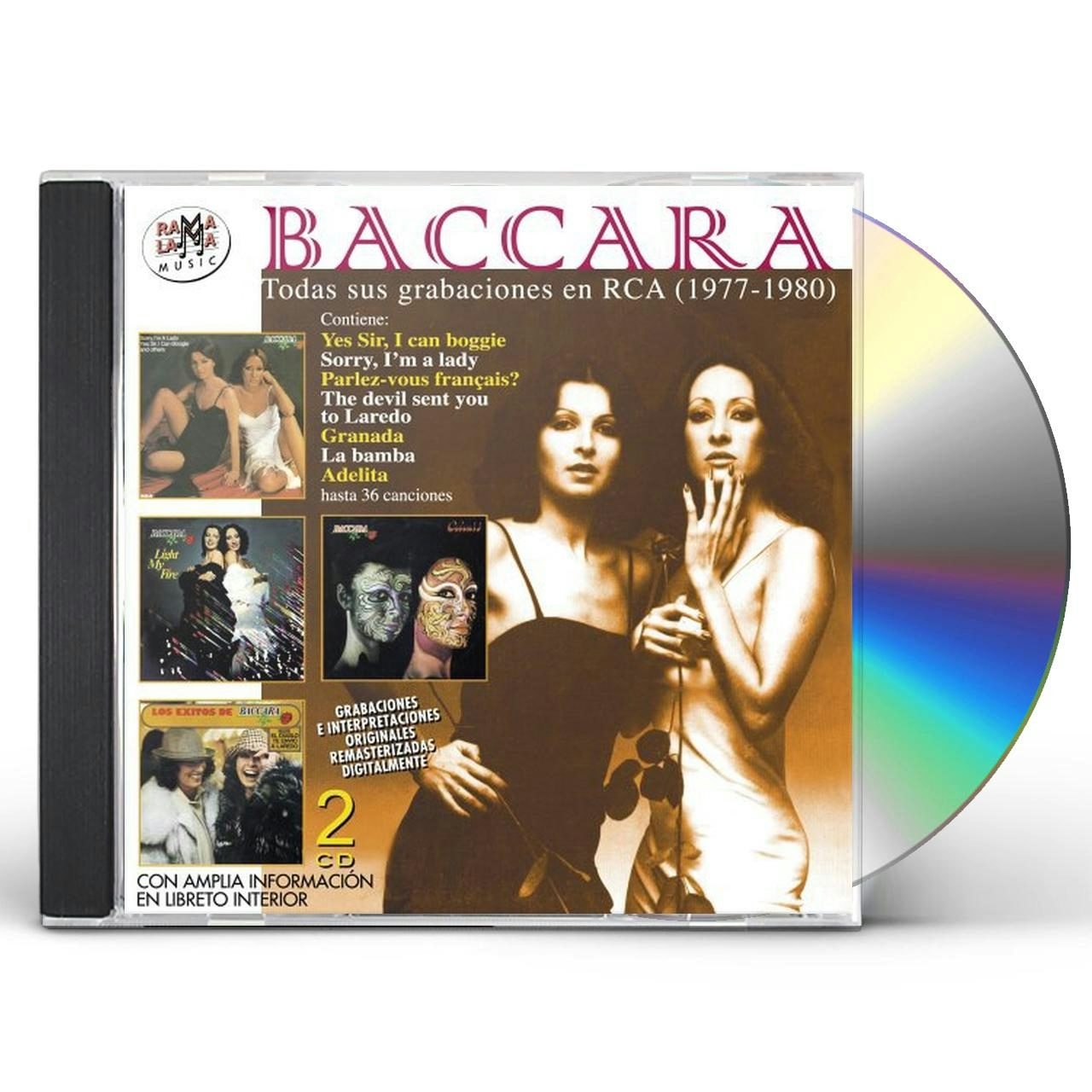Baccara TODAS SUS GRABACIONES PARA DISCOS EN RCA (1977-198 CD