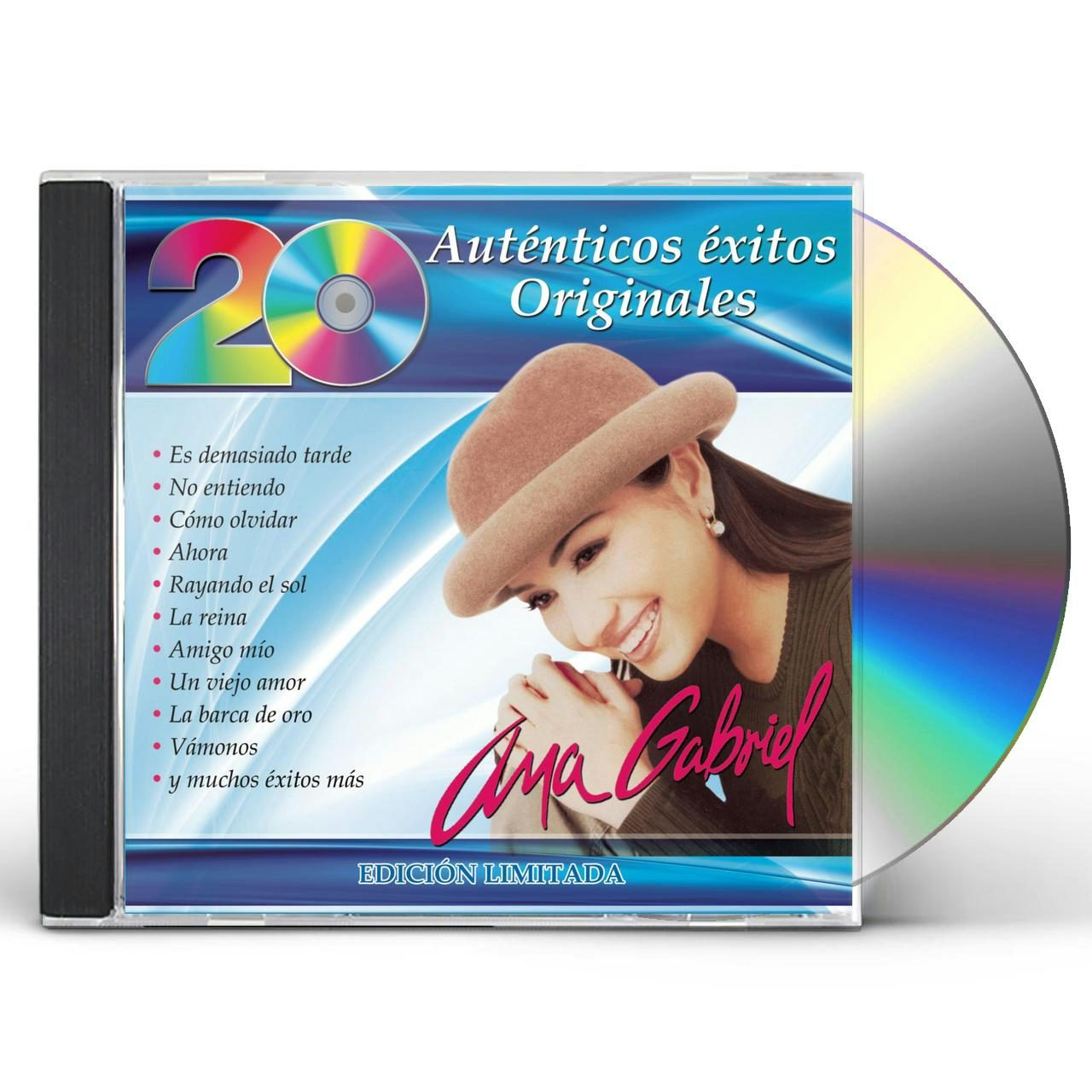 Ana Gabriel 20 AUTENTICOS EXITOS ORIGINALES CD
