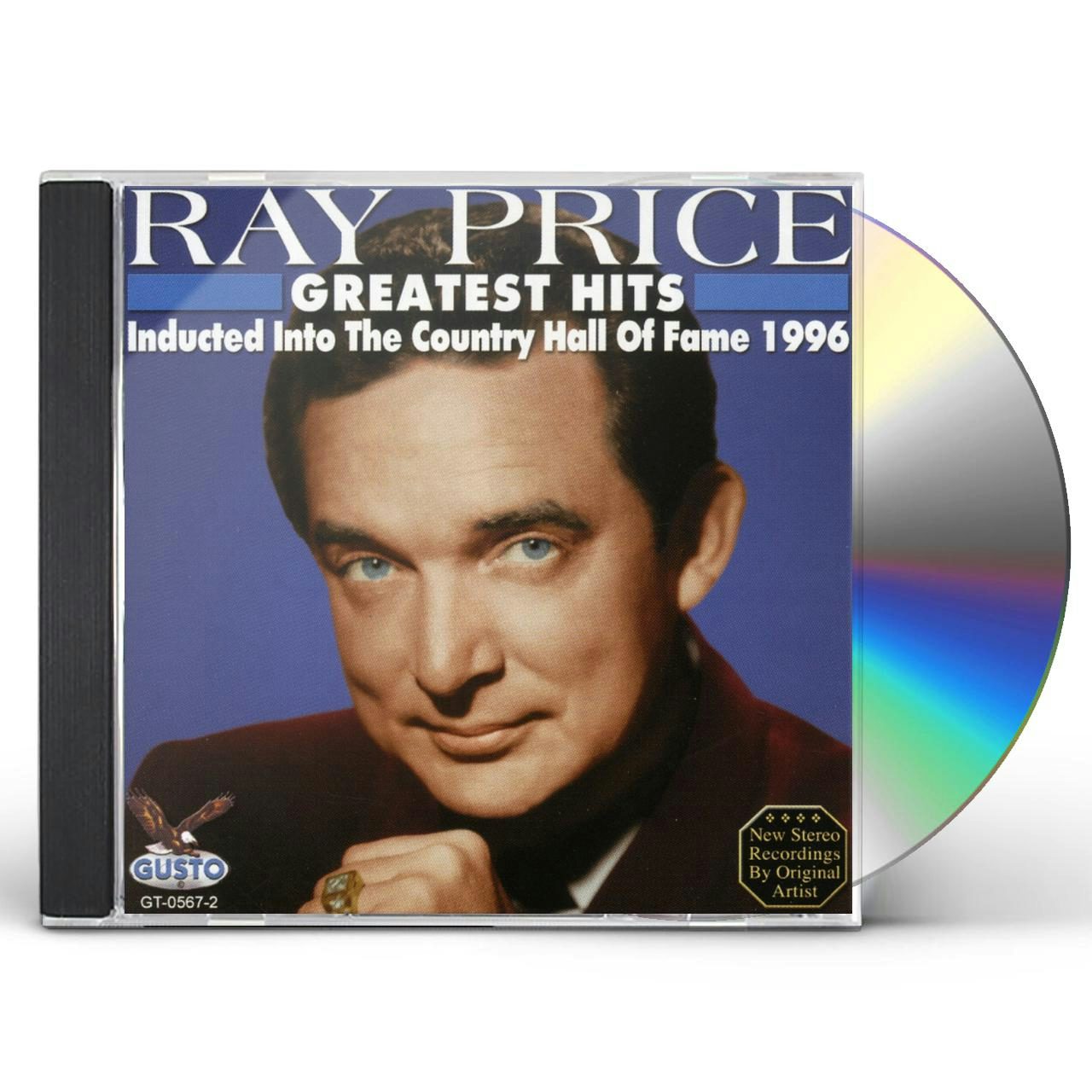 Ray Price GREATEST HITS: HALL OF FAME 1996 CD