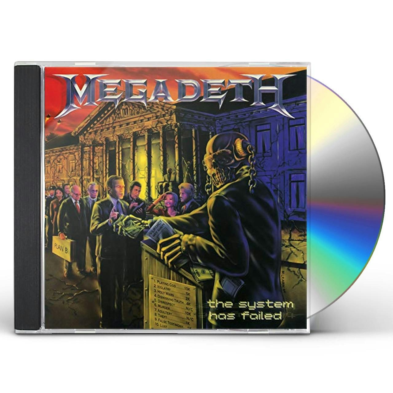Megadeth SYSTEM HAS FAILED (2019 REMASTER) CD