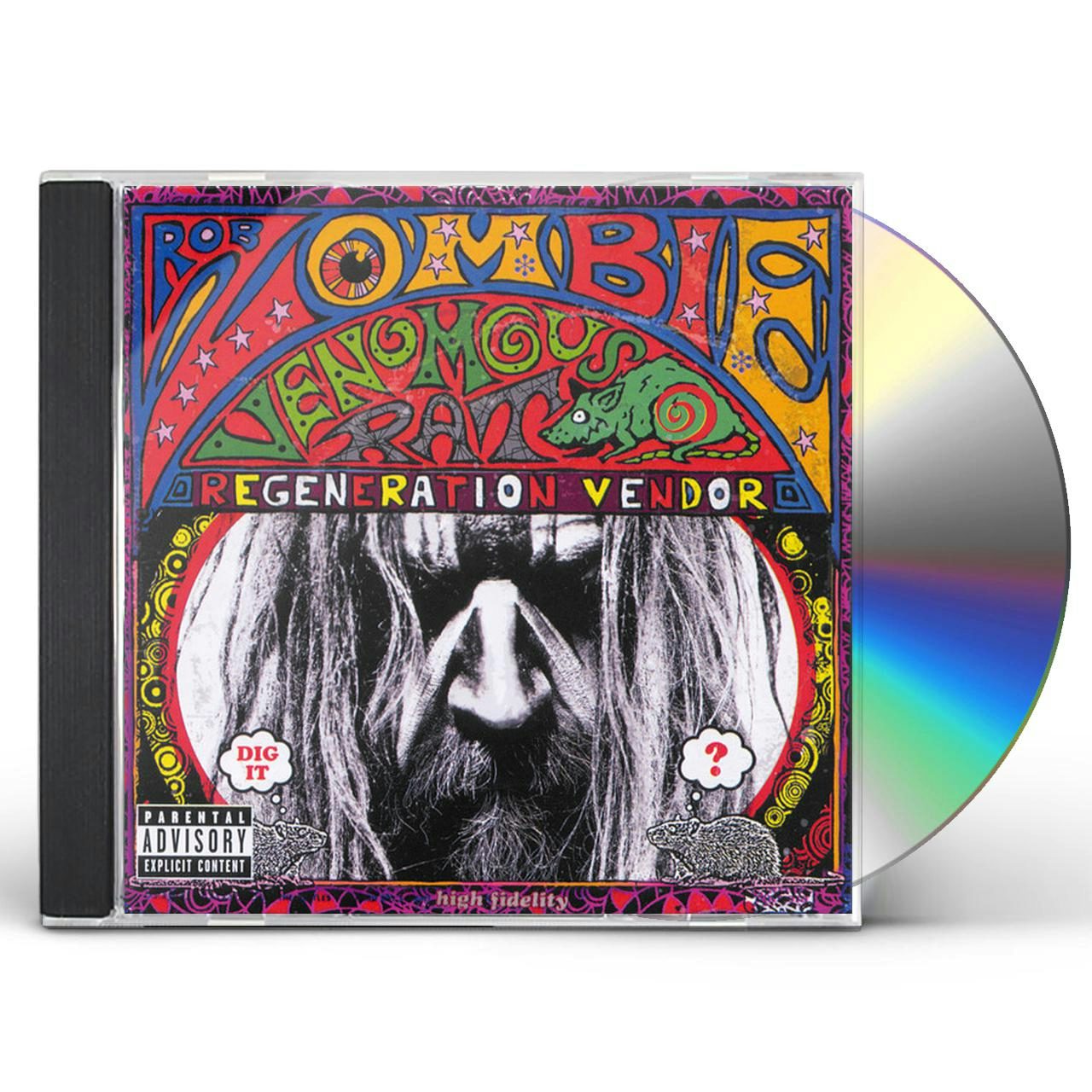 Rob Zombie VENOMOUS RAT REGENERATION VENDOR CD