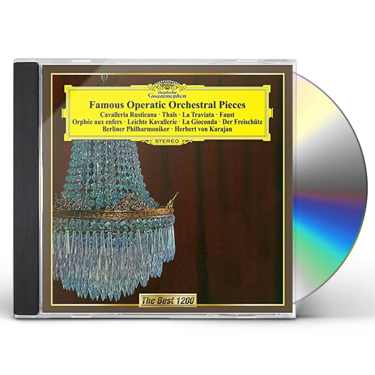 Herbert von Karajan FAVORITE OPERATIC ORCHESTRAL WORKS CD