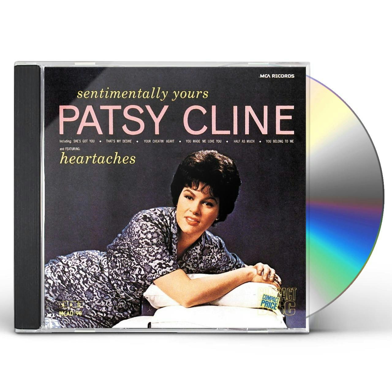 Patsy Cline SENTIMENTALLY YOURS CD