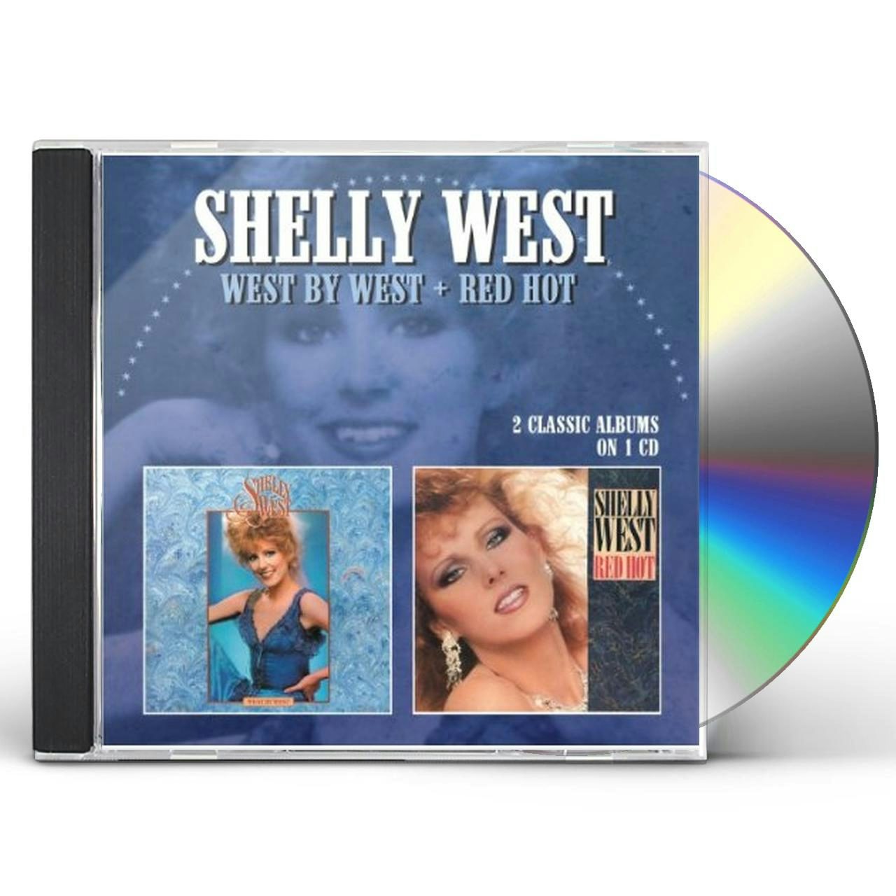 Shelly West WEST BY WEST / RED HOT CD