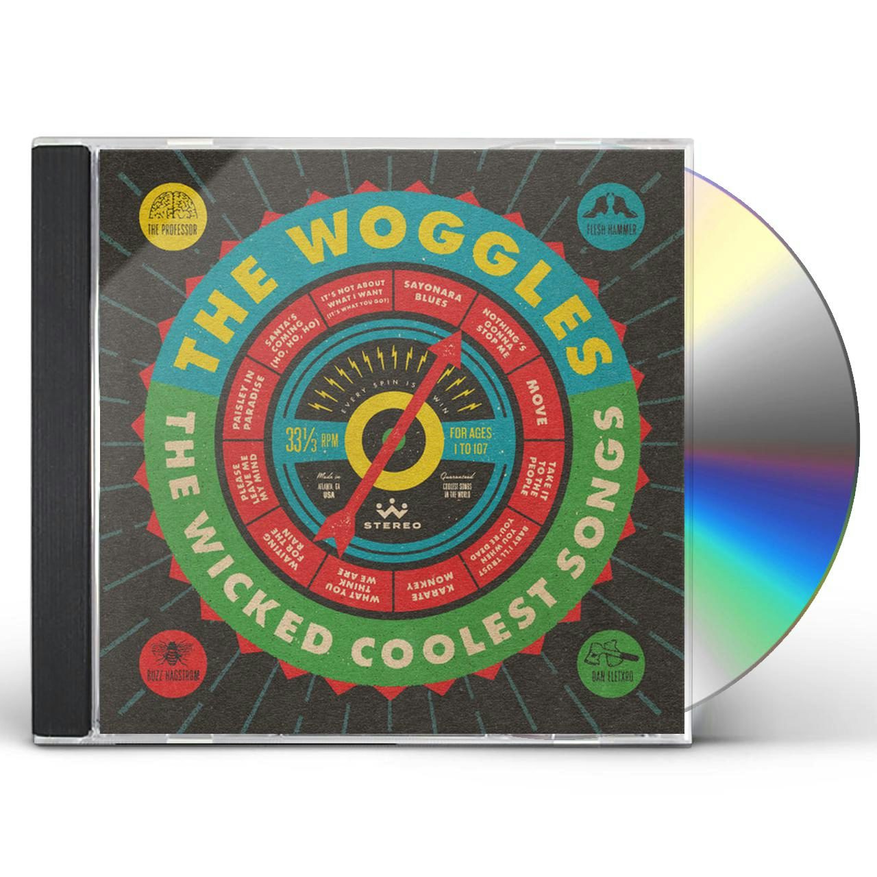 The Woggles The Wicked Coolest Songs CD