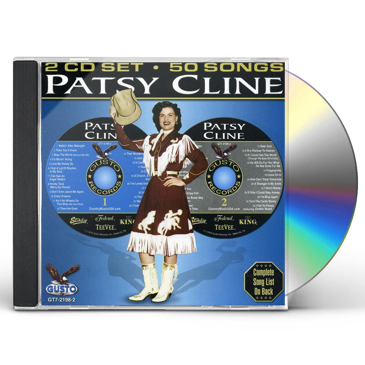 Patsy Cline 50 SONGS CD