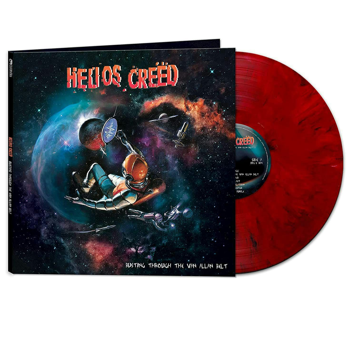 Helious Creed Busting Through The Van Allan Belt (Red Marble Vinyl Record)