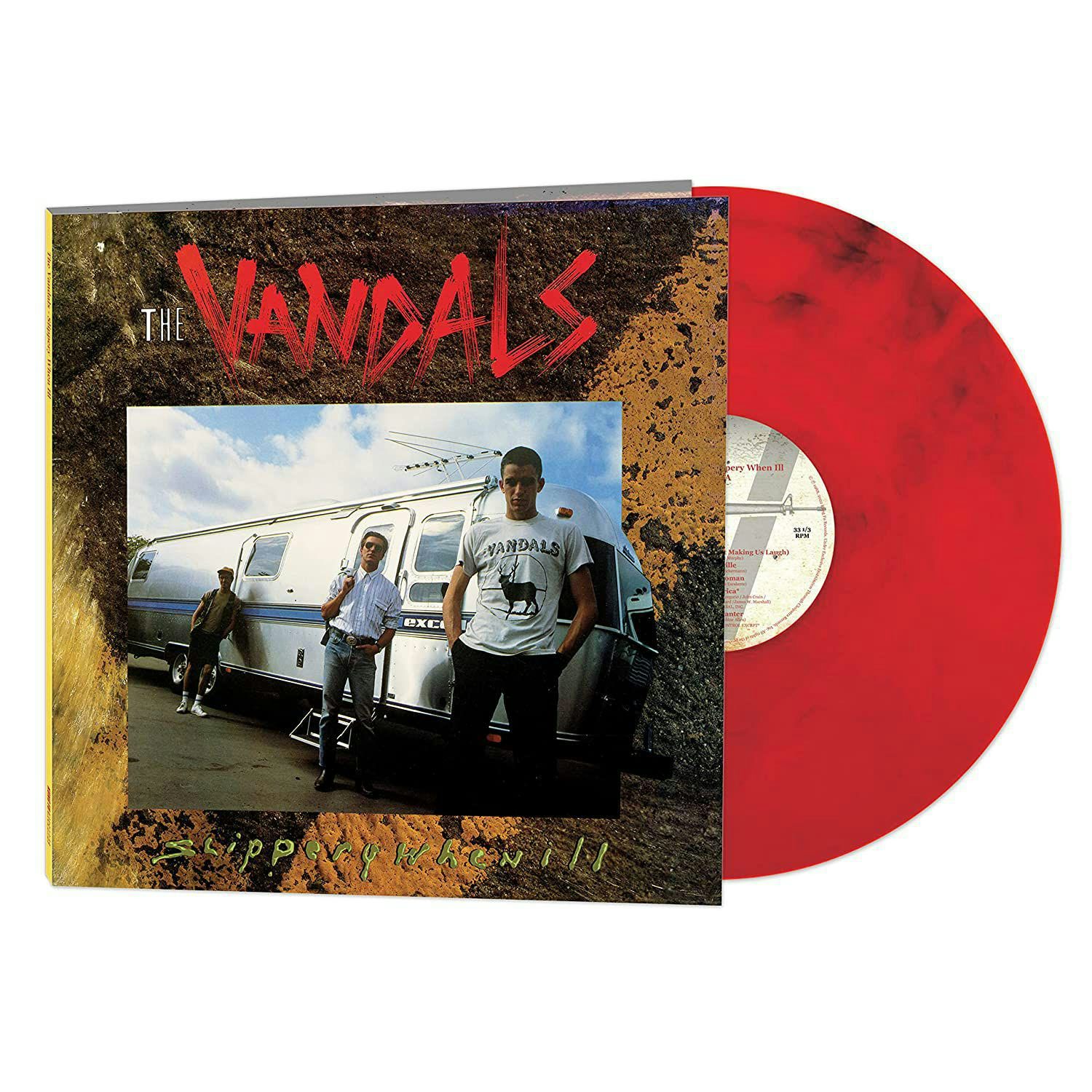 The Vandals Slippery When Ill (Red Marble) Vinyl Record