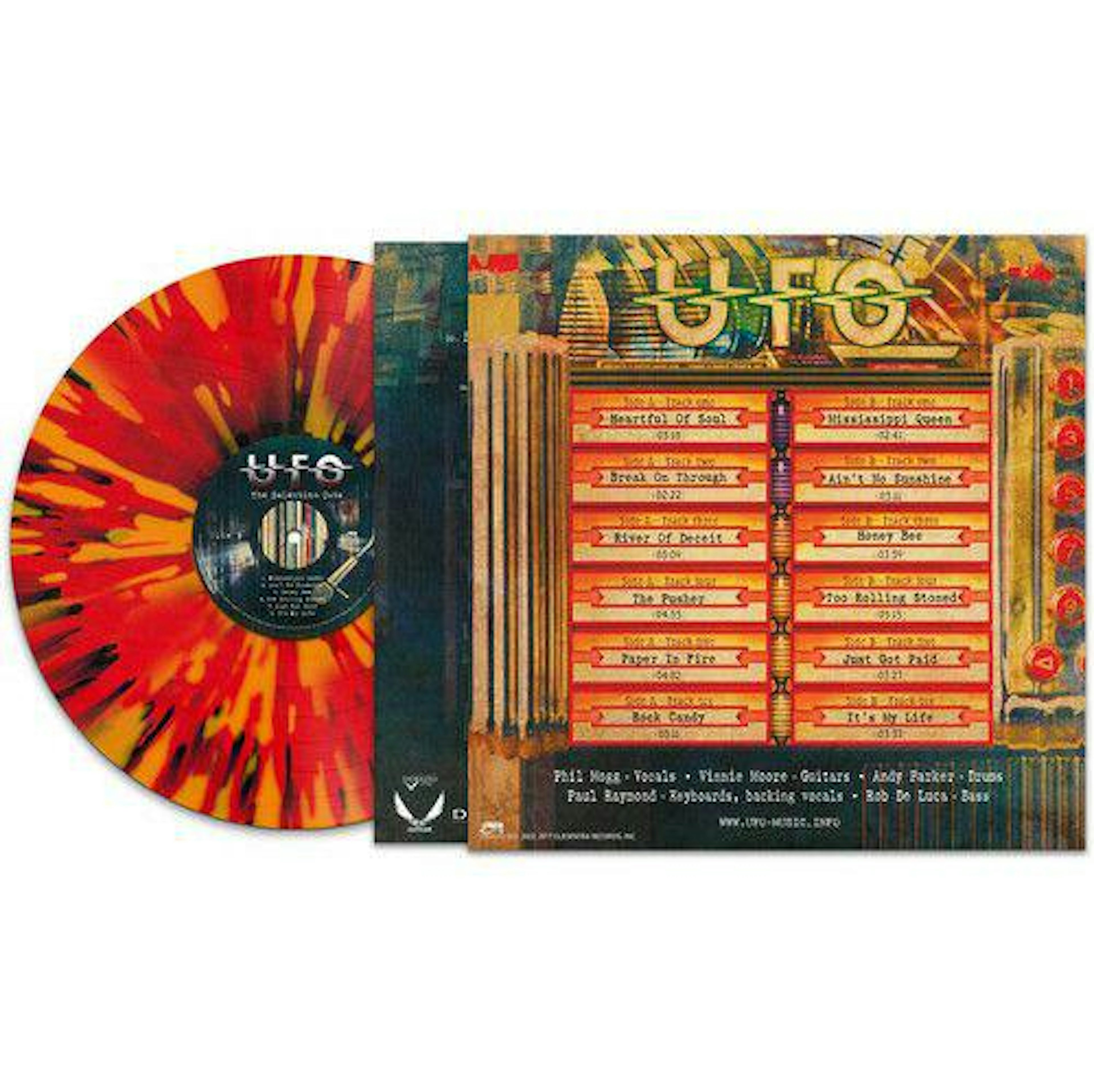 UFO Salentino Cuts (Yellow/Red Splatter) Vinyl Record