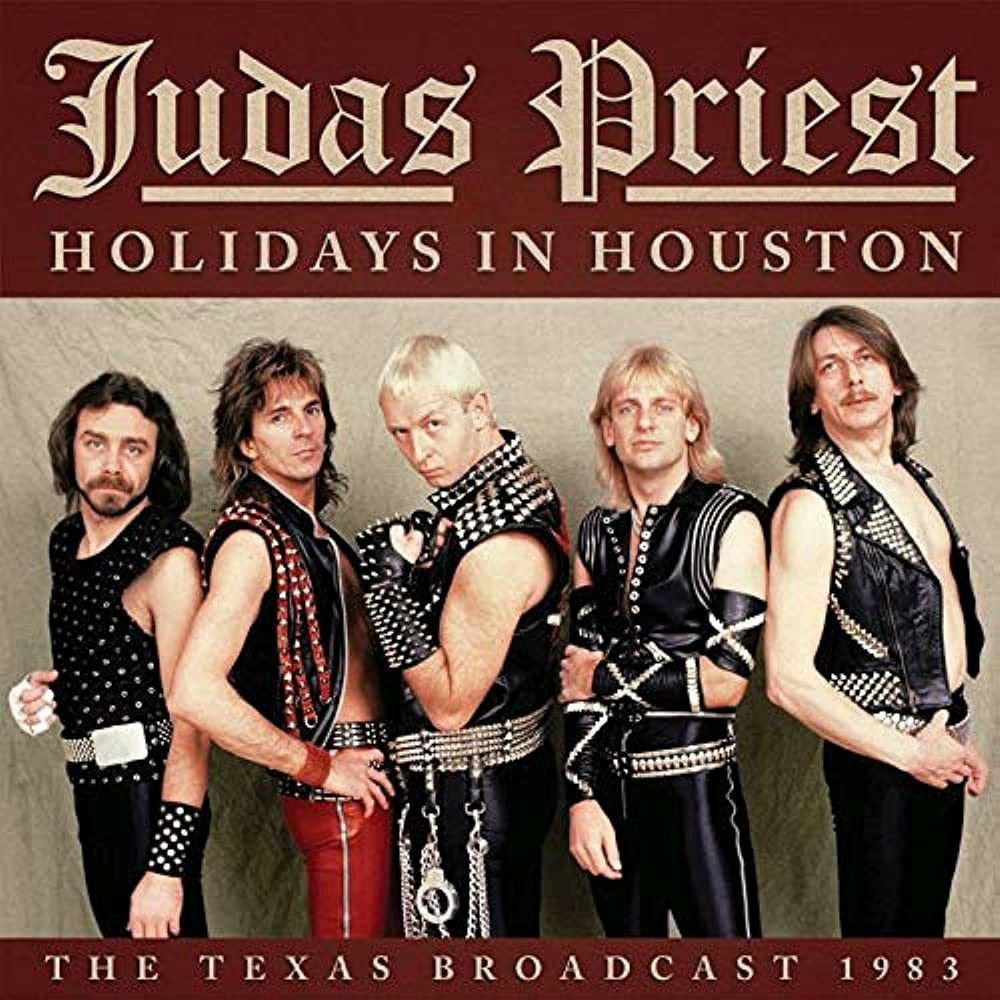 Judas Priest Holidays In Houston (Clear & Black Splatter) Vinyl Record