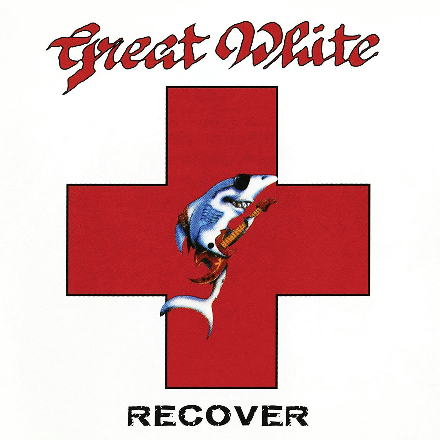 Great White Recover (Red/White Splatter) Vinyl Record