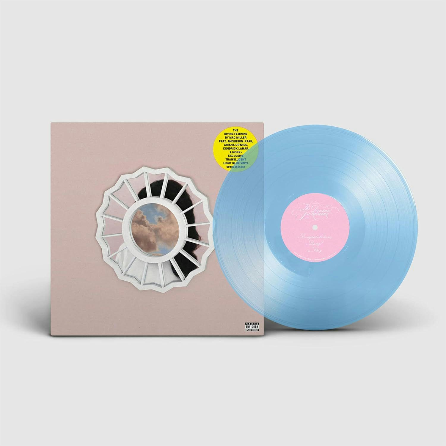 Mac Miller Divine Feminine (Light Blue Transparent Vinyl) (I) Vinyl Record
