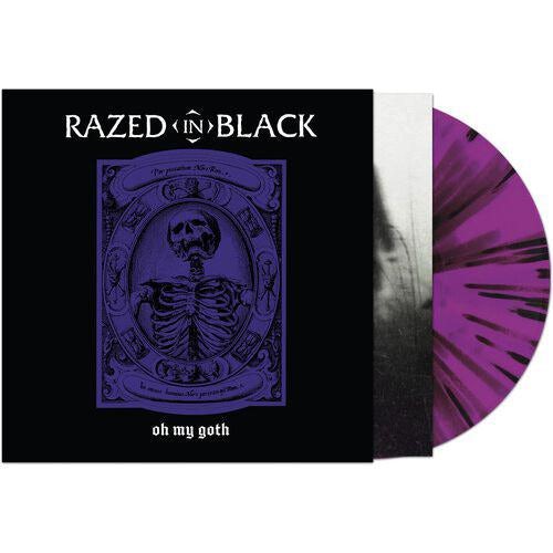 Razed In Black Oh My Goth (Purple Black Splatter) Vinyl Record