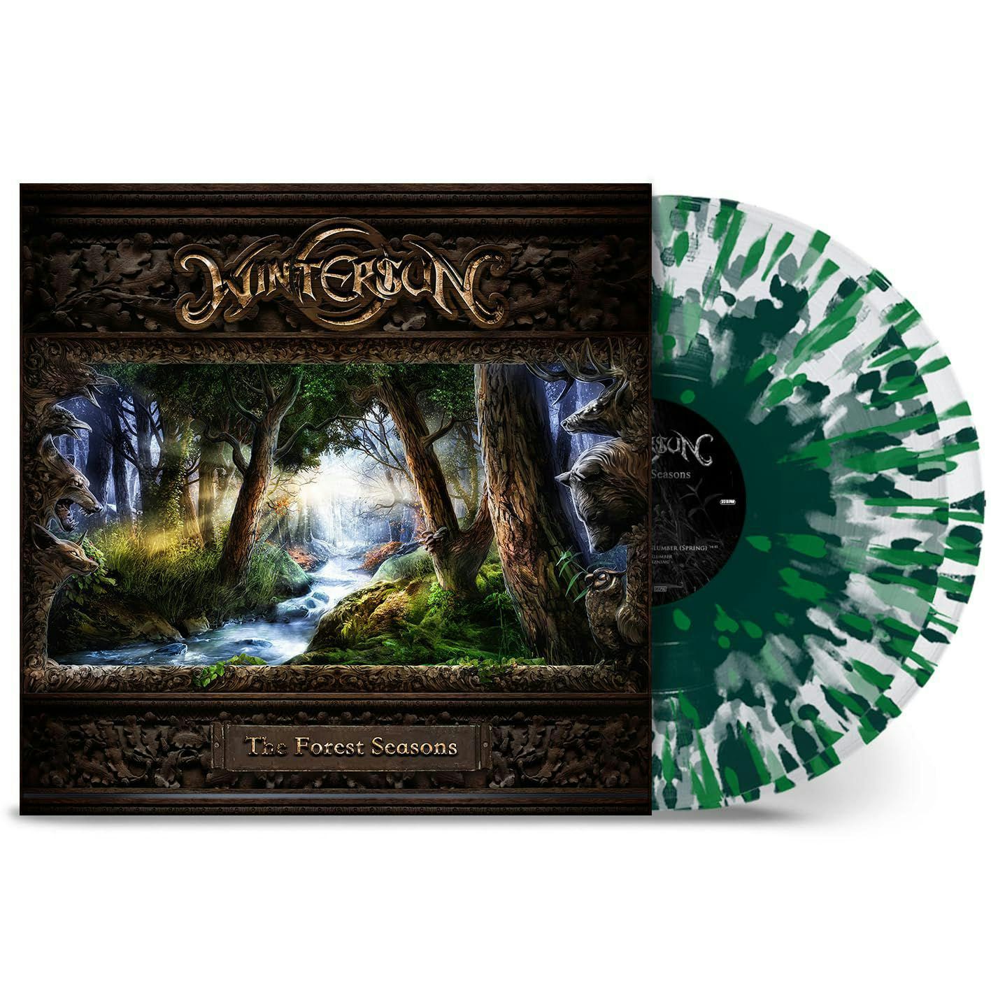 Wintersun The Forest Seasons (Clear Green Splatter) Vinyl Record