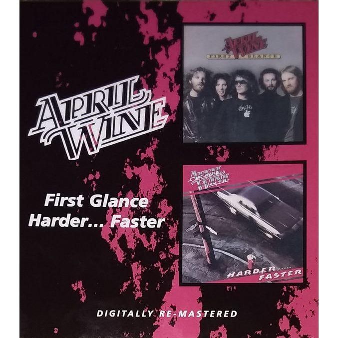 April Wine FIRST GLANCE / HARDER FASTER CD