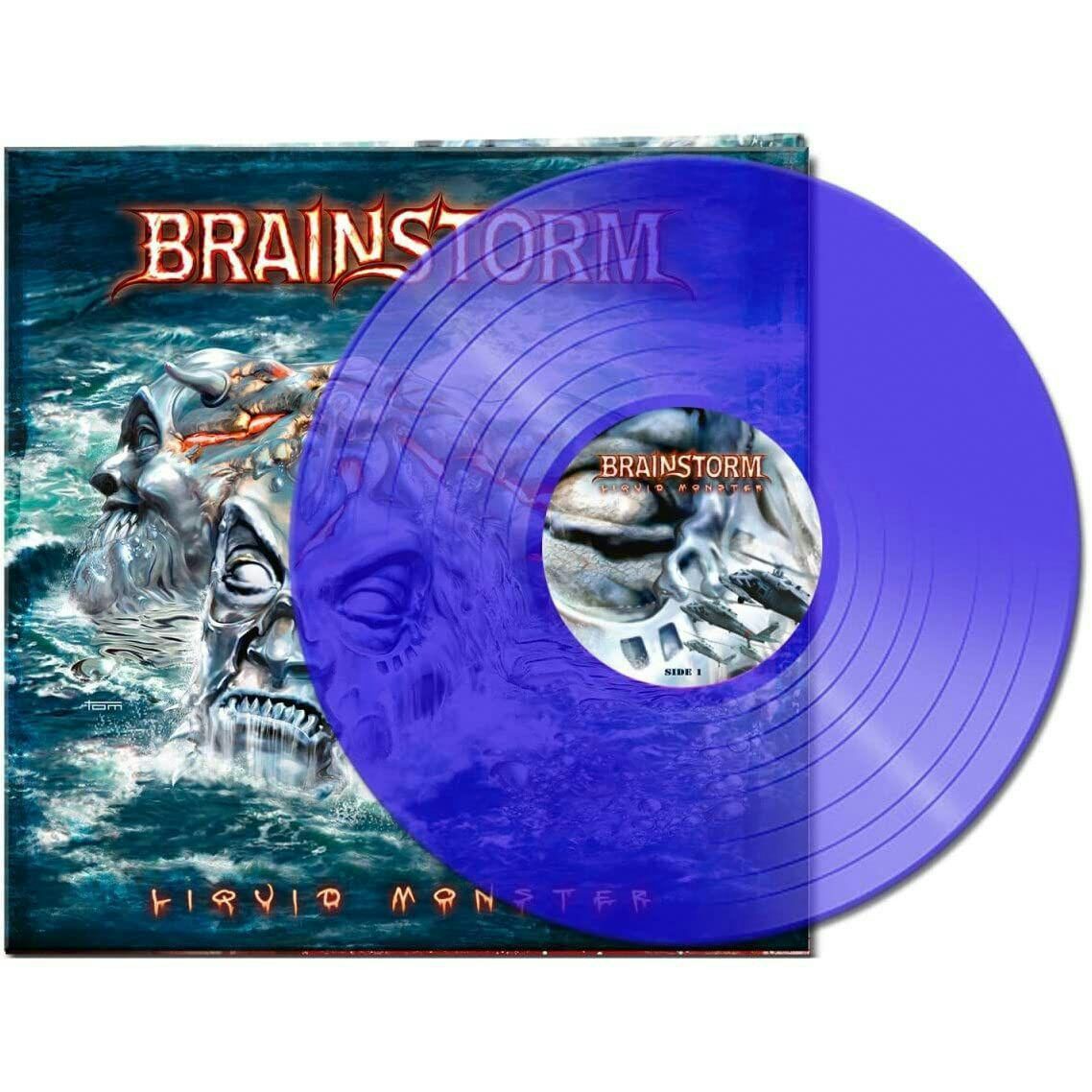 Brainstorm Liquid Monster - Clear Blue Vinyl Record
