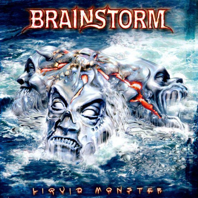 Brainstorm Liquid Monster Clear Blue Vinyl Record