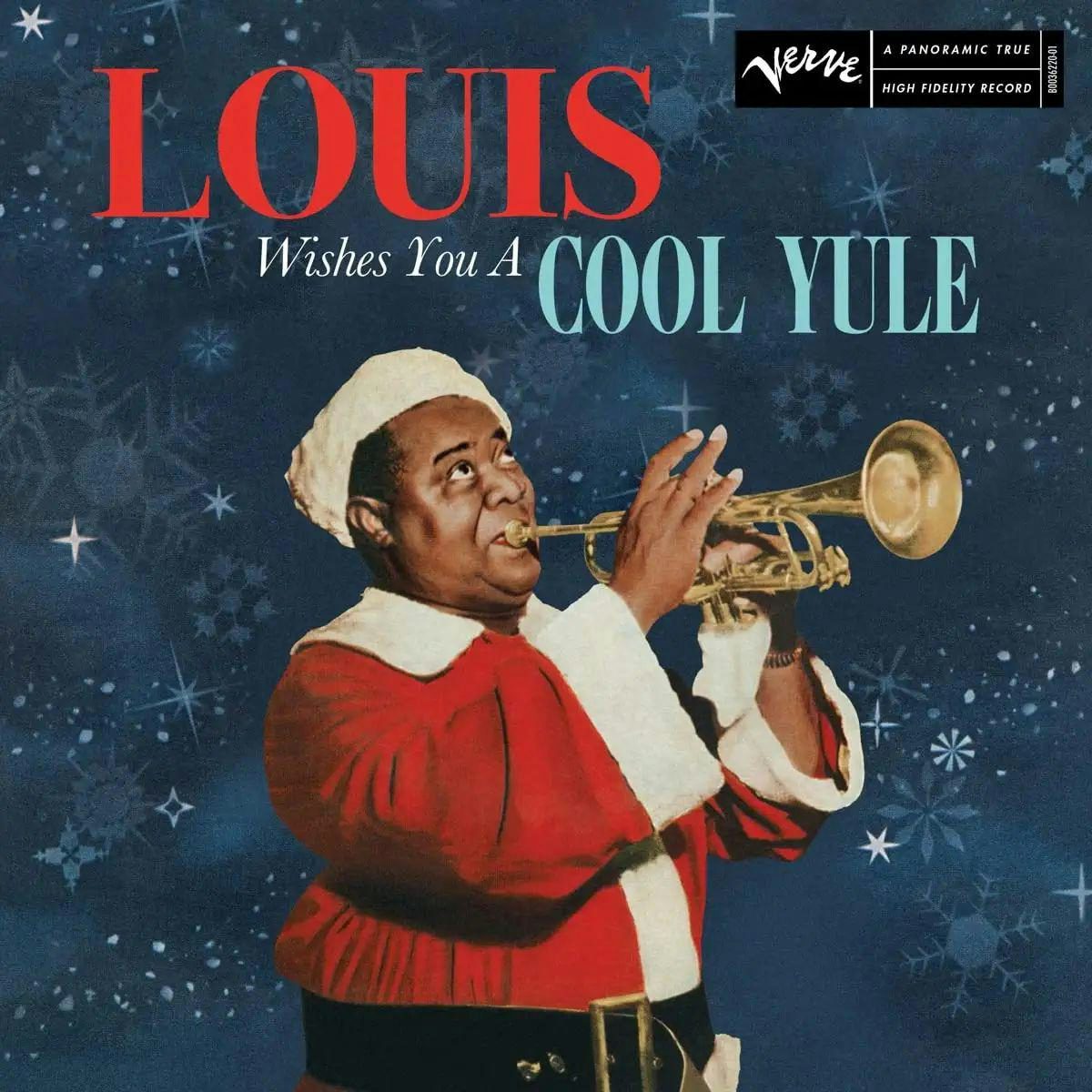 Louis Armstrong Louis Wishes You A Cool Yule (Red LP) Vinyl Record