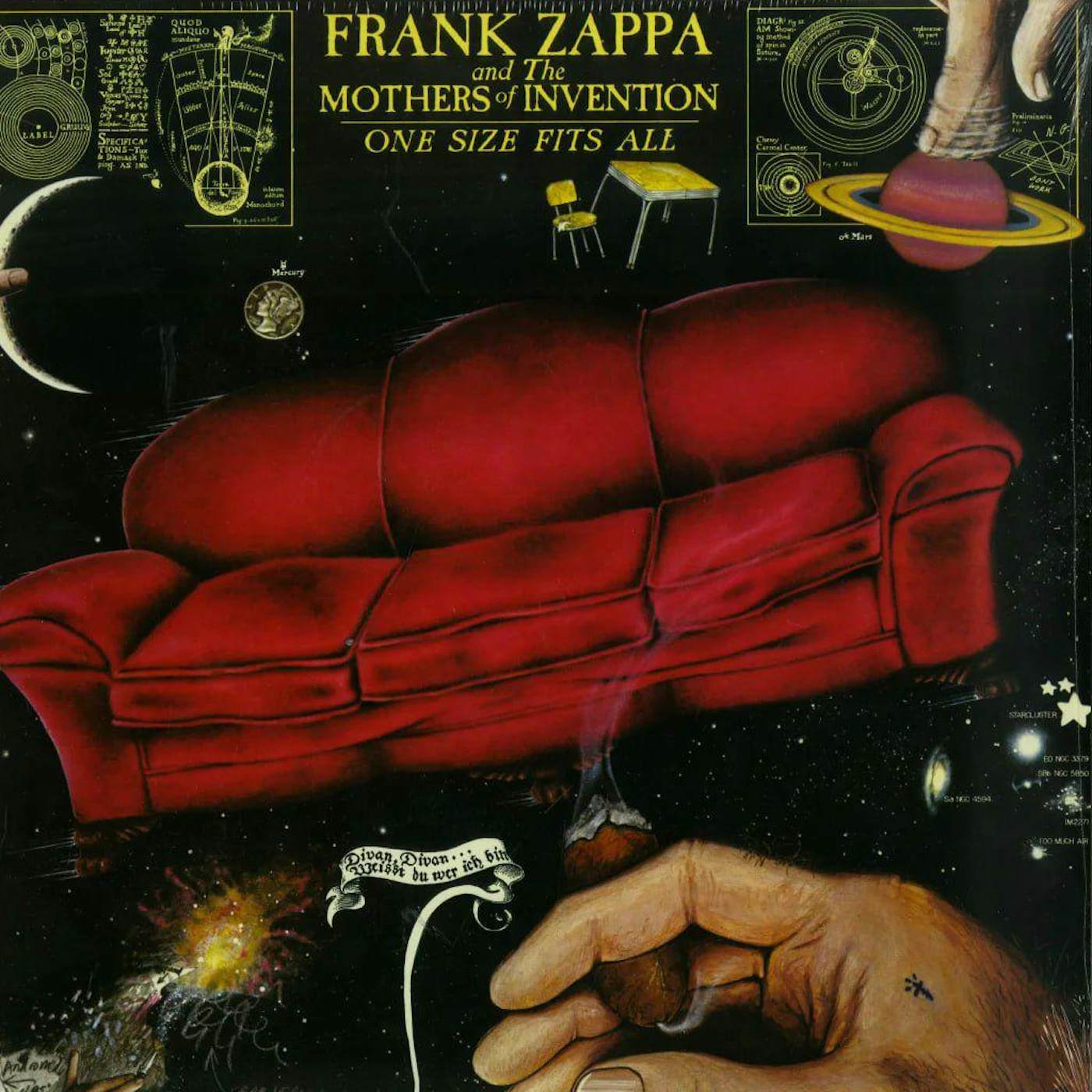Frank Zappa One Size Fits All Vinyl Record